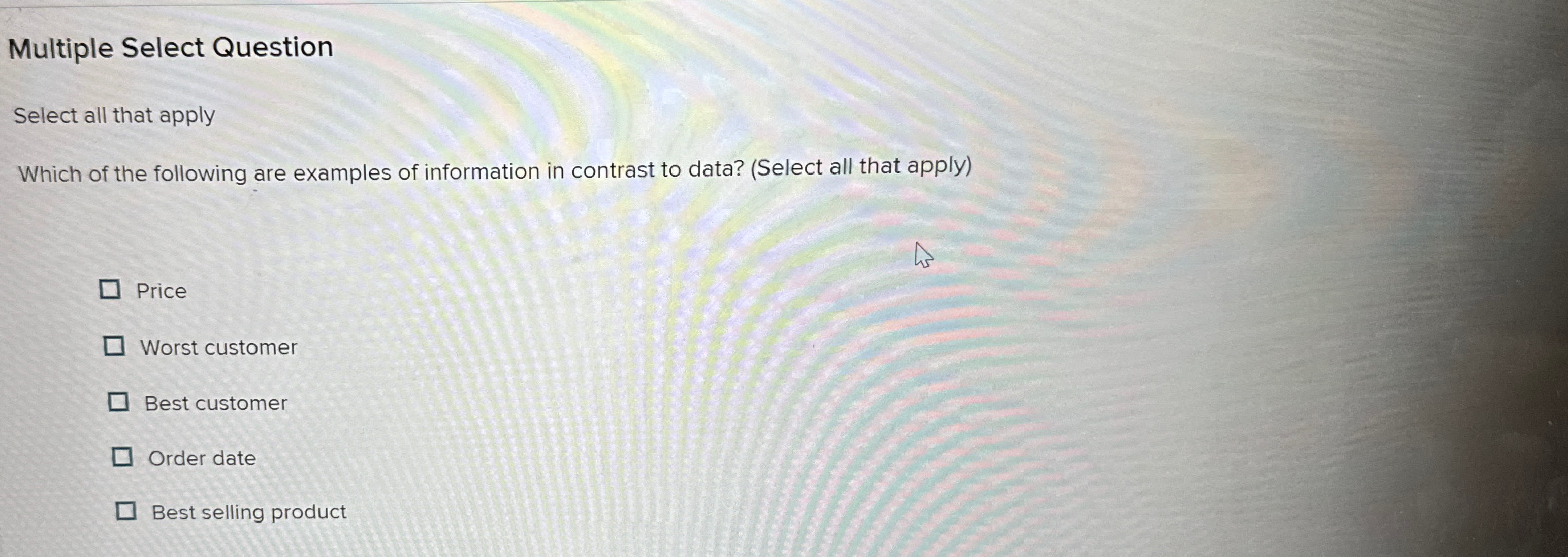 Solved Multiple Select QuestionSelect all that applyWhich of | Chegg.com
