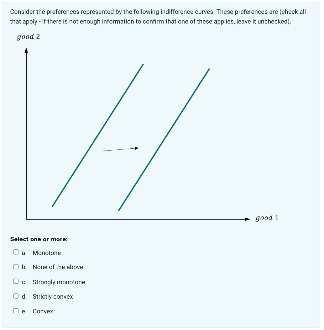 Solved Consider the preferences represented by the following | Chegg.com