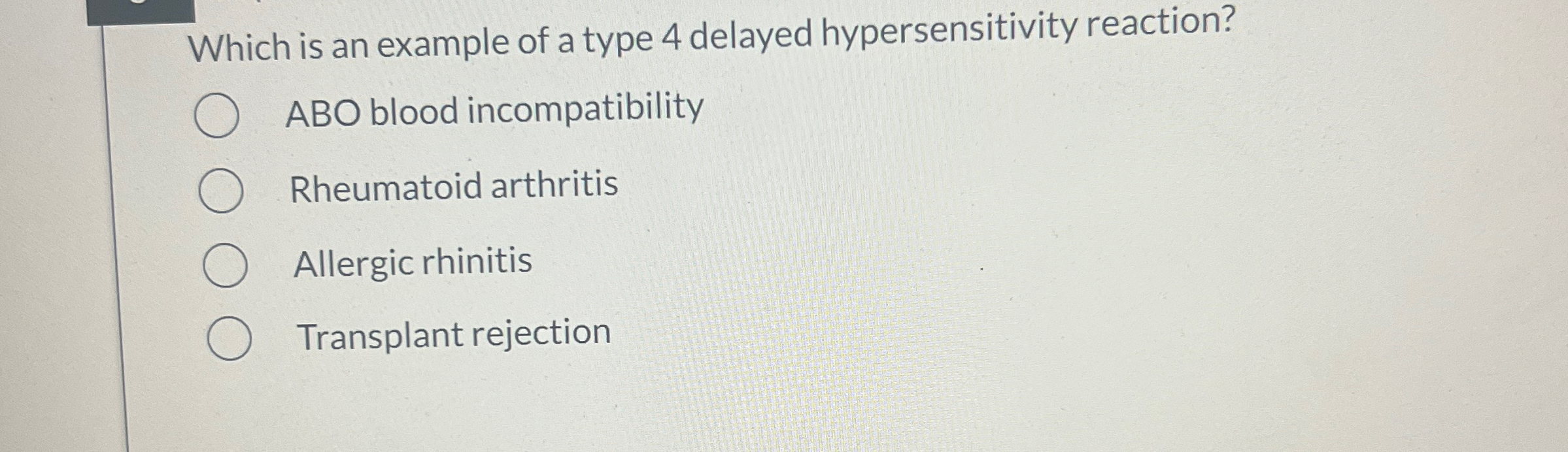 Solved Which is an example of a type 4 ﻿delayed | Chegg.com
