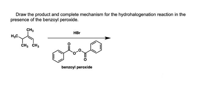 Solved Draw the product and complete mechanism for the | Chegg.com