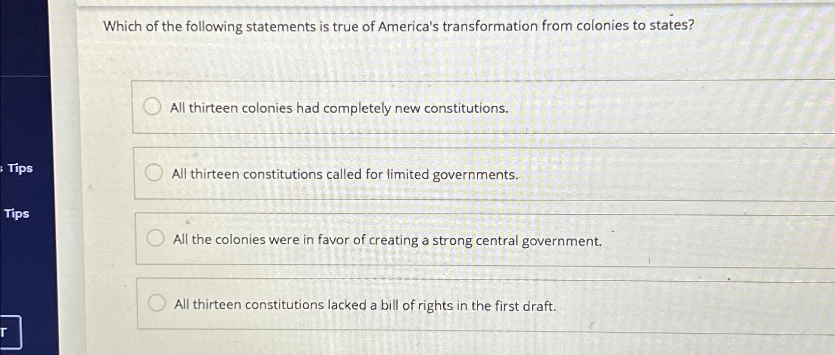 Which of the following statements is true of | Chegg.com