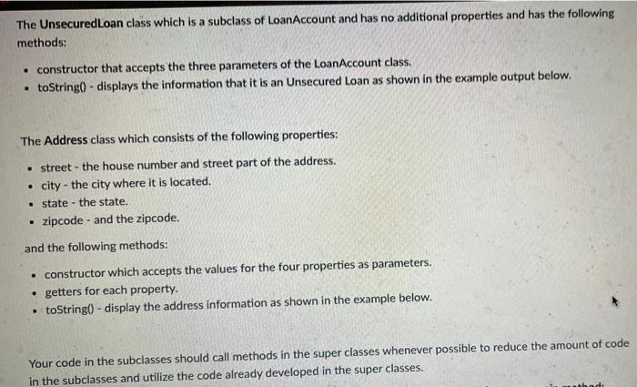 Solved Assignment 2 - Loan Account Hierarchy In this | Chegg.com