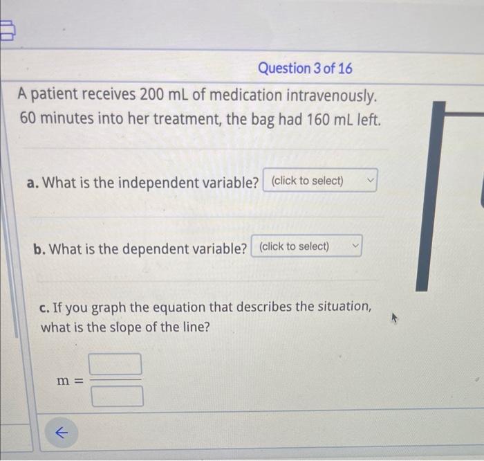 Solved A Patient Receives 200 Ml Of Medication