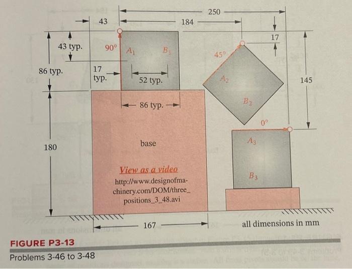 Solved Design a fourbar linkage to move the object in Figure | Chegg.com