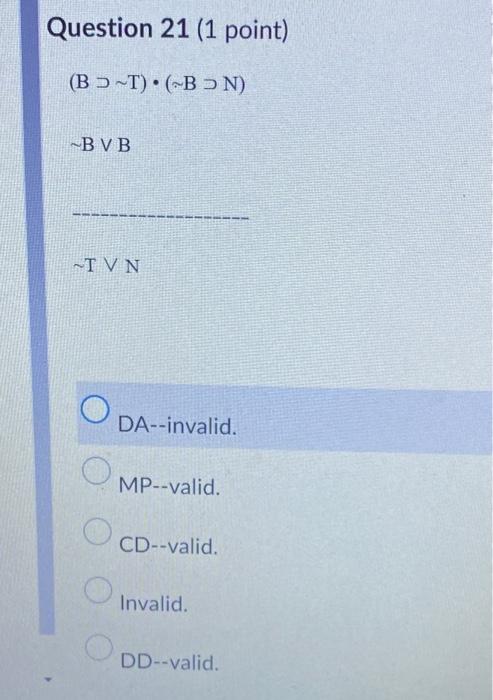 Solved Given the pair of statements: ∼(Q⊃∼A) and A⋅Q | Chegg.com
