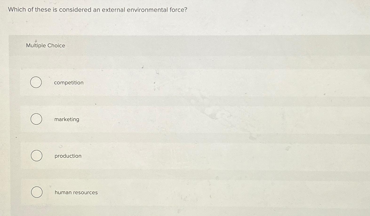 Solved Which of these is considered an external | Chegg.com
