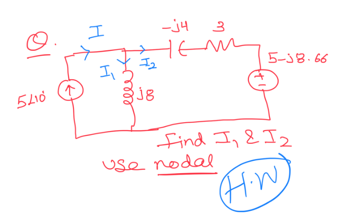 Solved Find I1 ﻿and I2. ﻿Show all work pls | Chegg.com