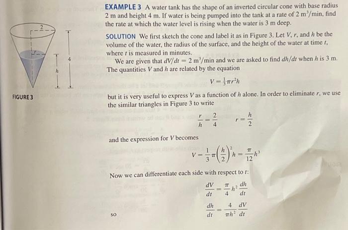 Solved Suppose coffee is pouring out of a cone-shaped filter | Chegg.com