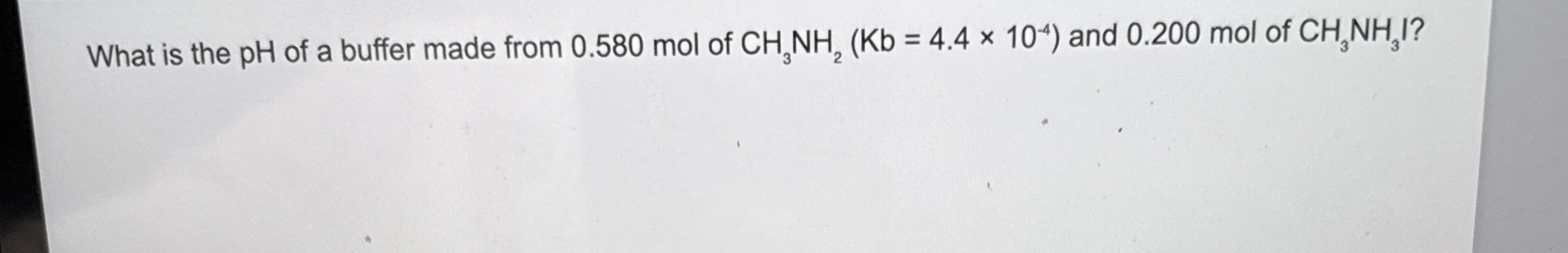 High Quality SOLUTION What is the pH of a buffer made from )=(4.4×10-4 ﻿and | Chegg.com