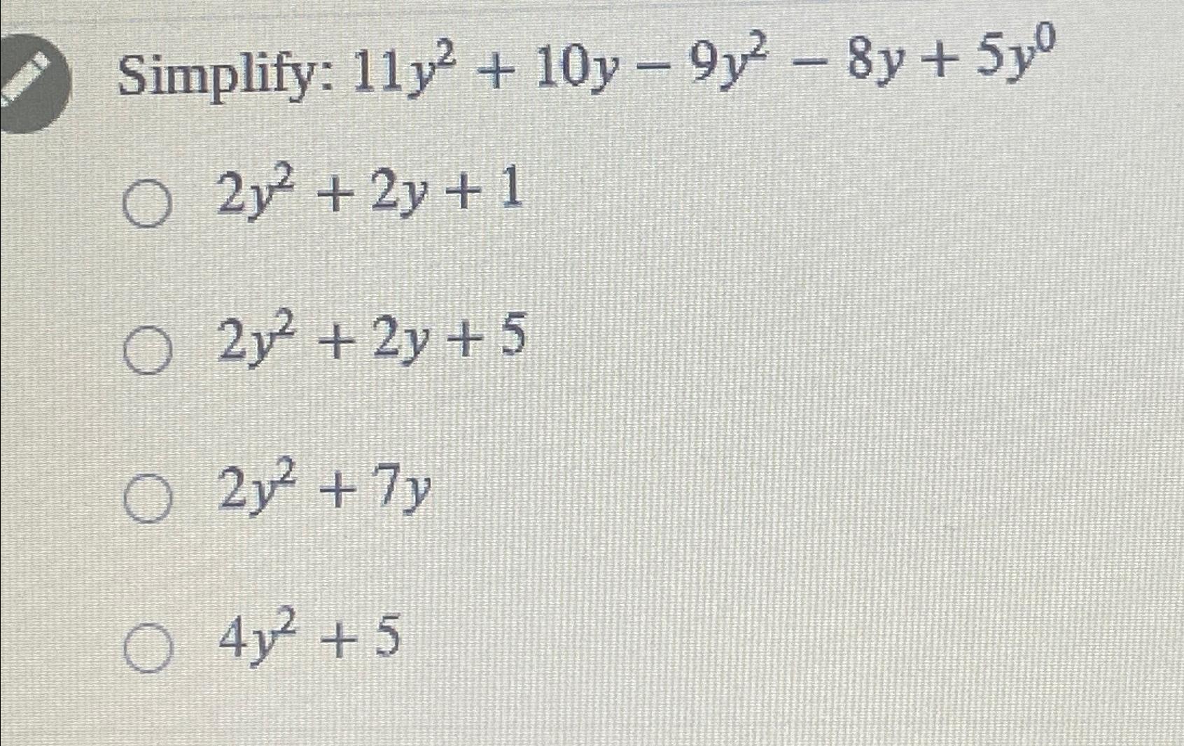 Solved Simplify: | Chegg.com