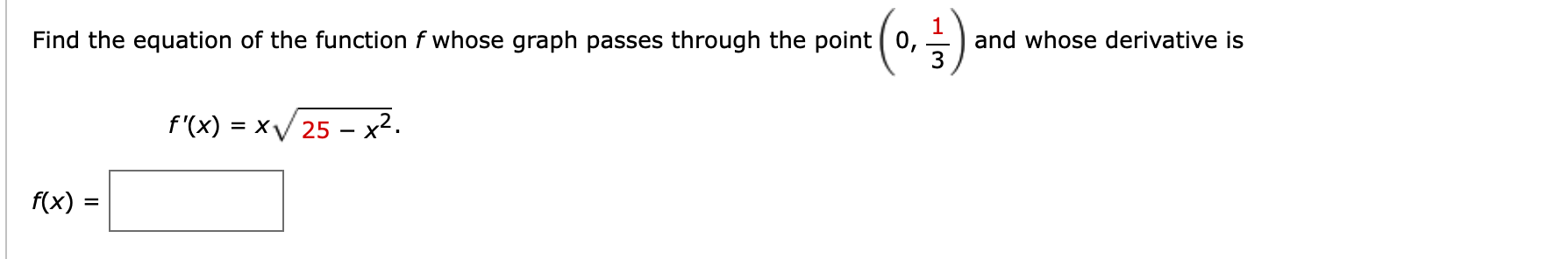 Solved Find the equation of the function f ﻿whose graph | Chegg.com