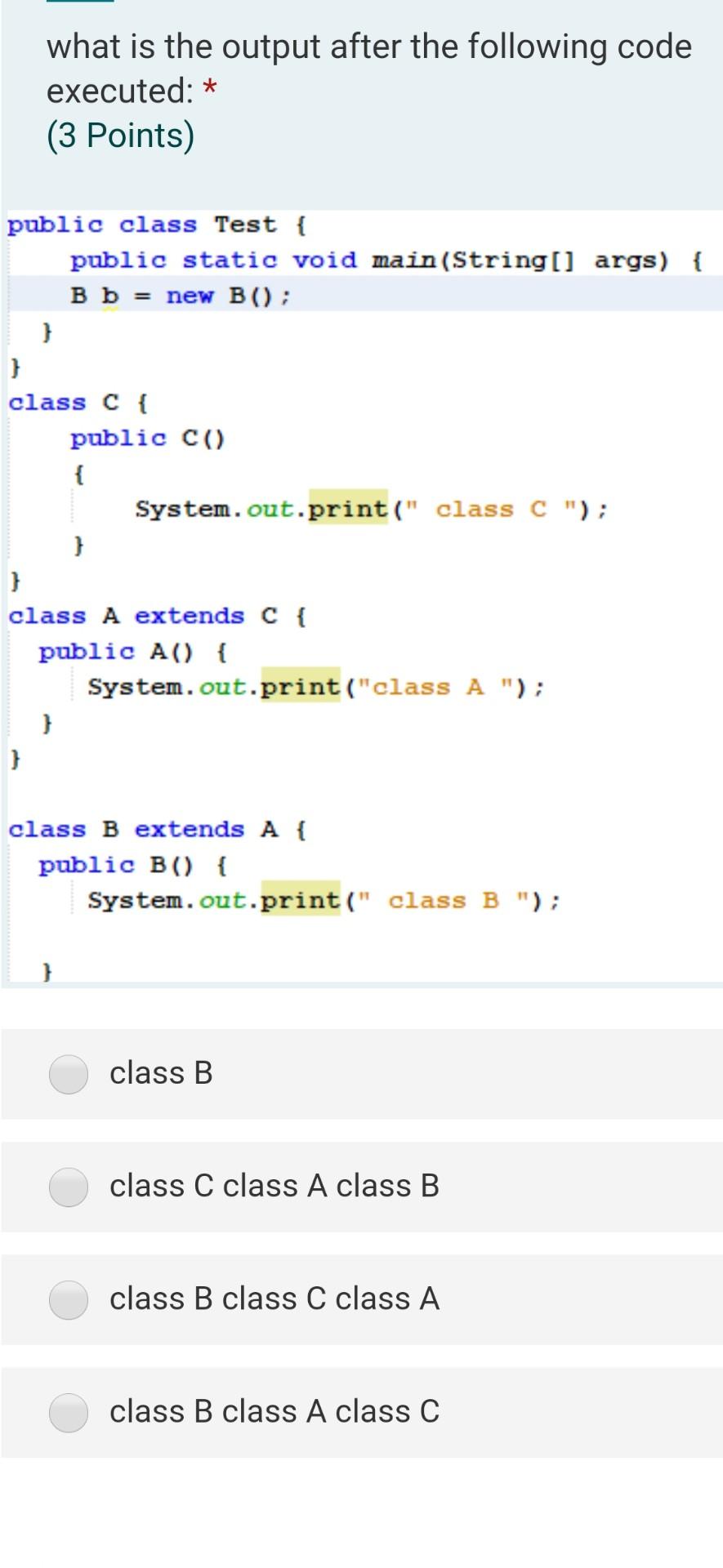 Solved what is the output after the following code executed: | Chegg.com