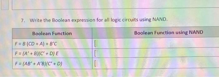 Solved Part 01 - NAND Universal Gate: 1. Open Logisim and | Chegg.com