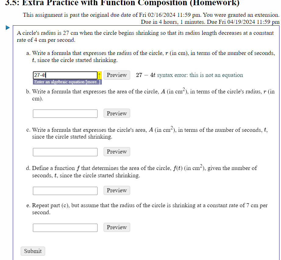 Solved 3 5 Extra Practice With Function Composition