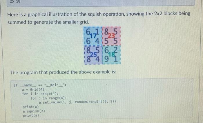 Solved Squish (q5.py) a . In this problem, you will | Chegg.com