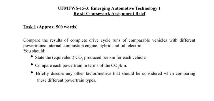 Solved Task 1 (Approx. 500 words) Compare the results of | Chegg.com