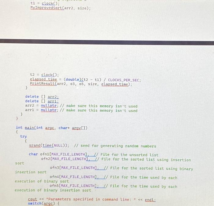 Solved We will combine the Insertion Sort and Binary Search | Chegg.com