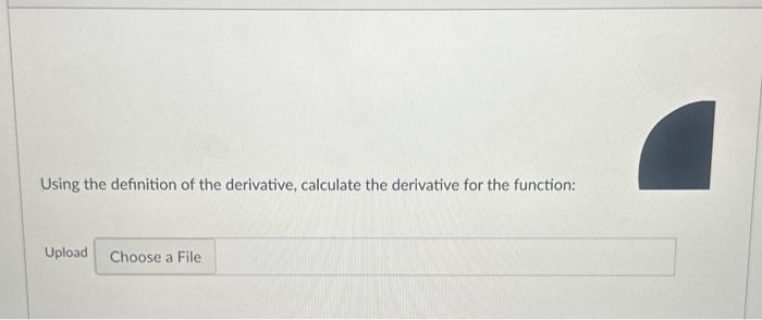 Using the definition of the derivative, calculate the | Chegg.com