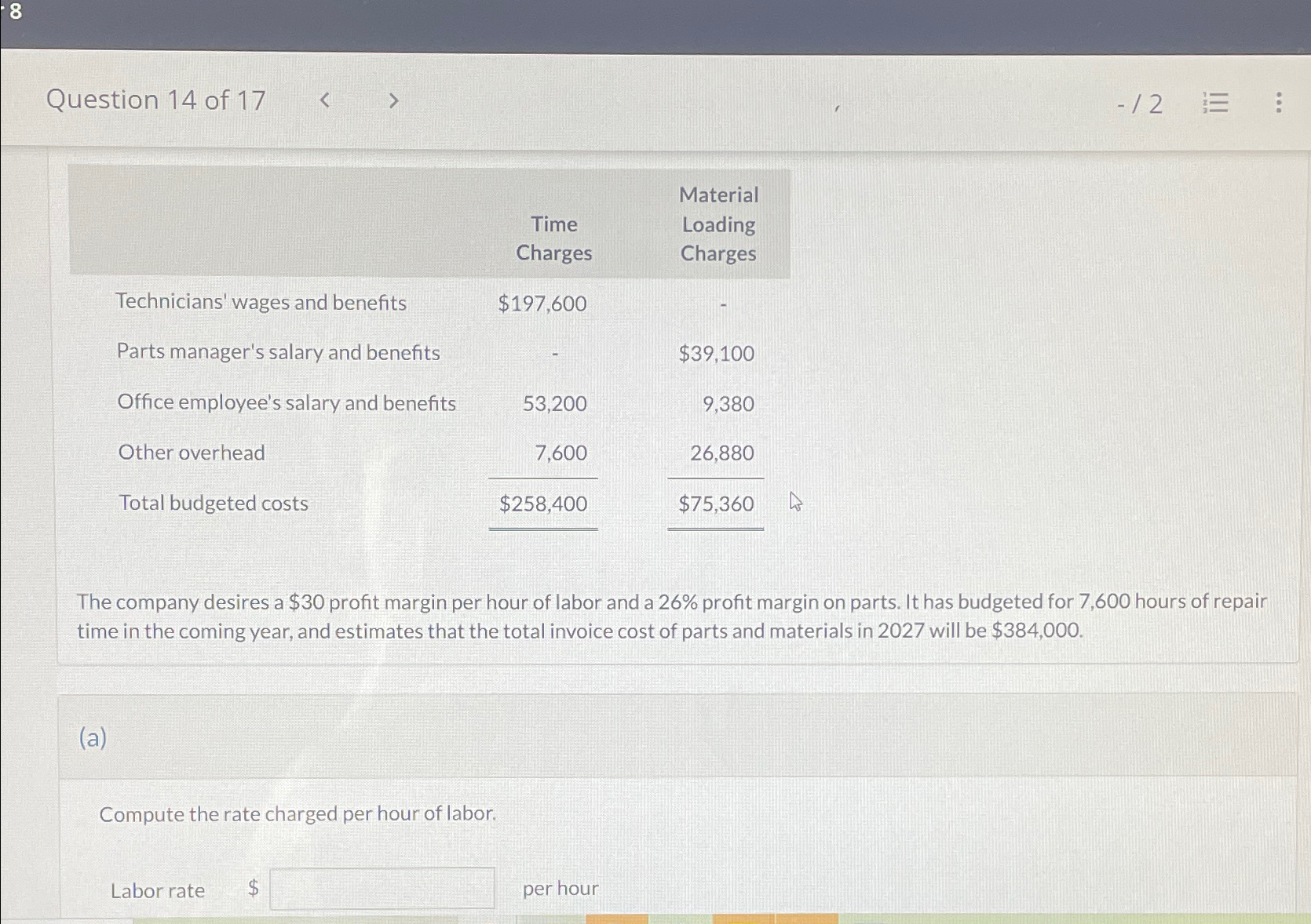 Solved Question 14 ﻿of | Chegg.com