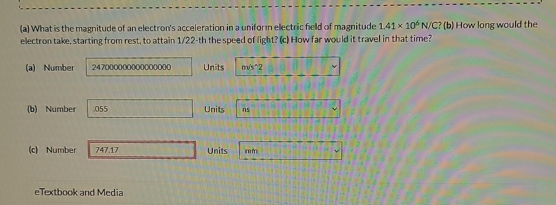 Solved (a) What is the magnitude of an electron's | Chegg.com