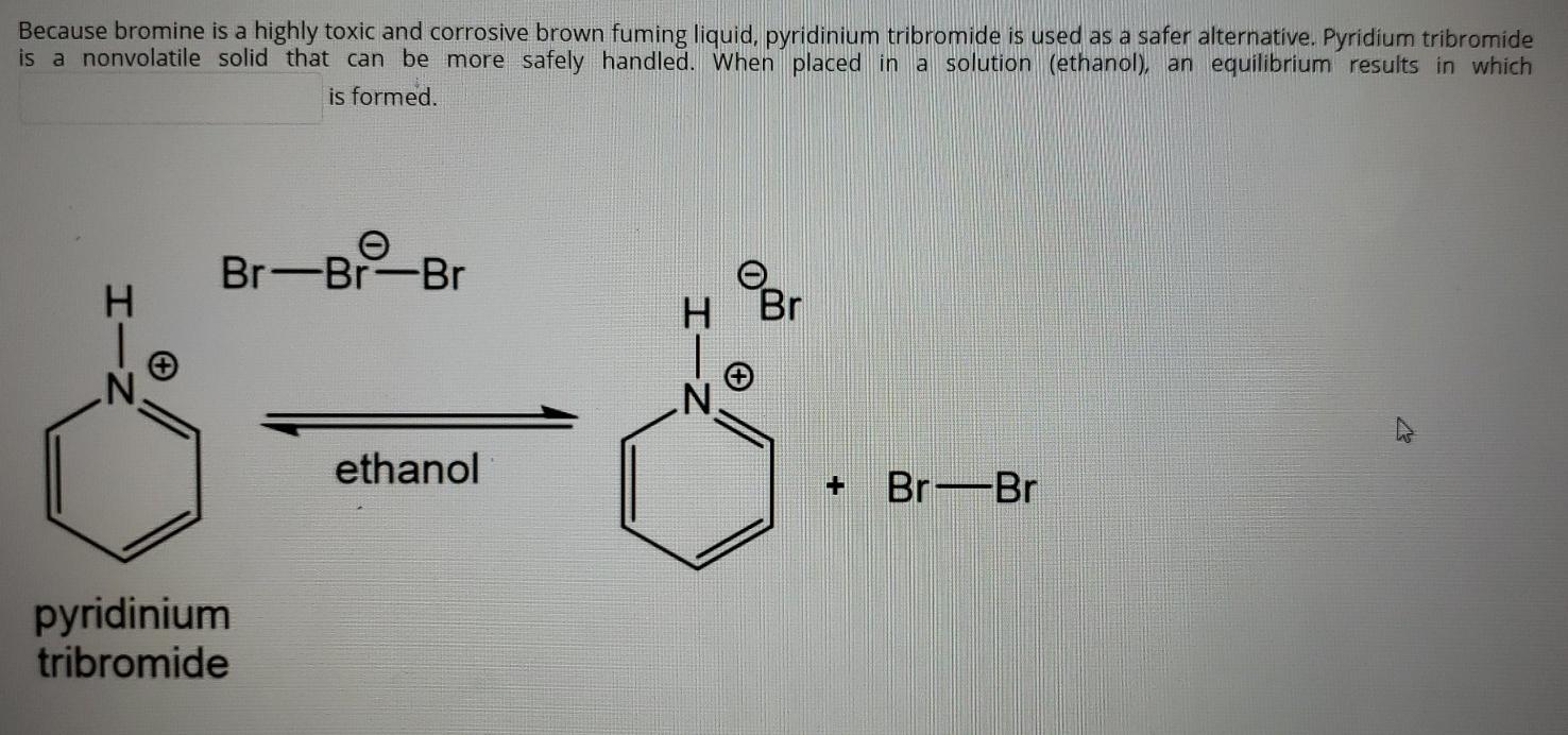 Solved Because bromine is a highly toxic and corrosive brown | Chegg.com