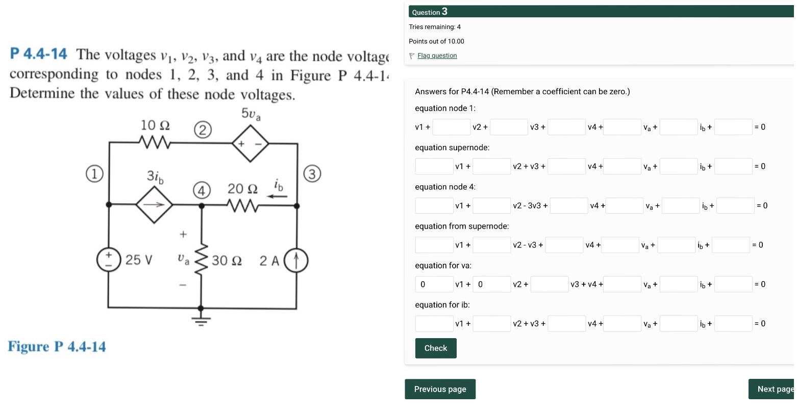 Solved Please fill in the equations | Chegg.com