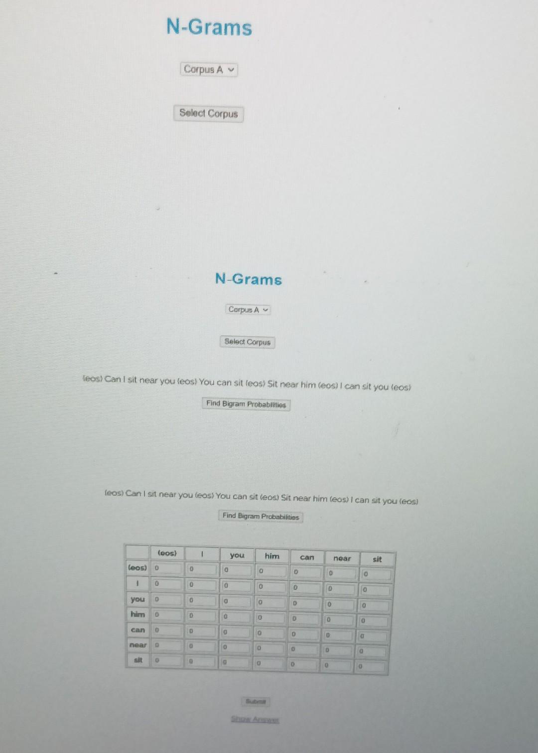 N-Grams Aim: Probability of a sentence can be | Chegg.com