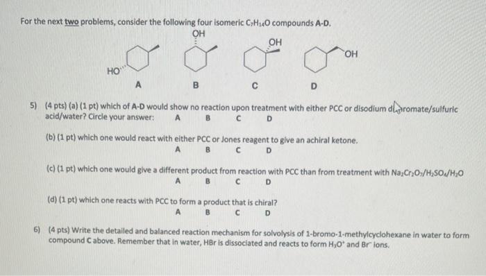 Solved For the next two problems, consider the following | Chegg.com