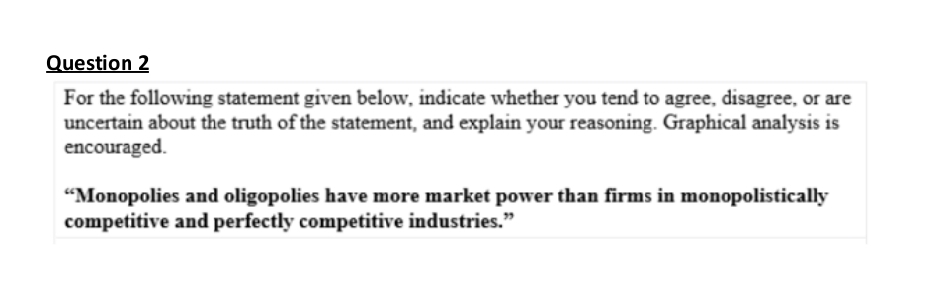 Solved Question 2For the following statement given below, | Chegg.com