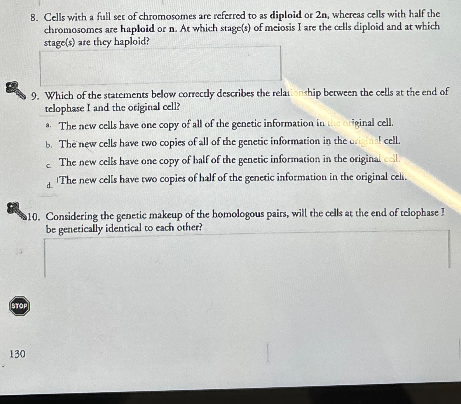 Solved Cells with a full set of chromosomes are referred to | Chegg.com