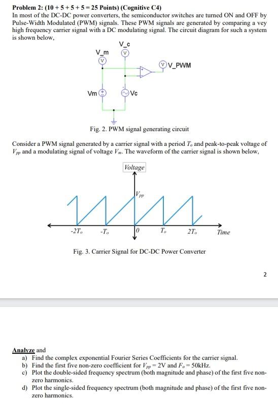 Solved Problem 2: (10+5+5+5=25 Points) (Cognitive C4) In | Chegg.com