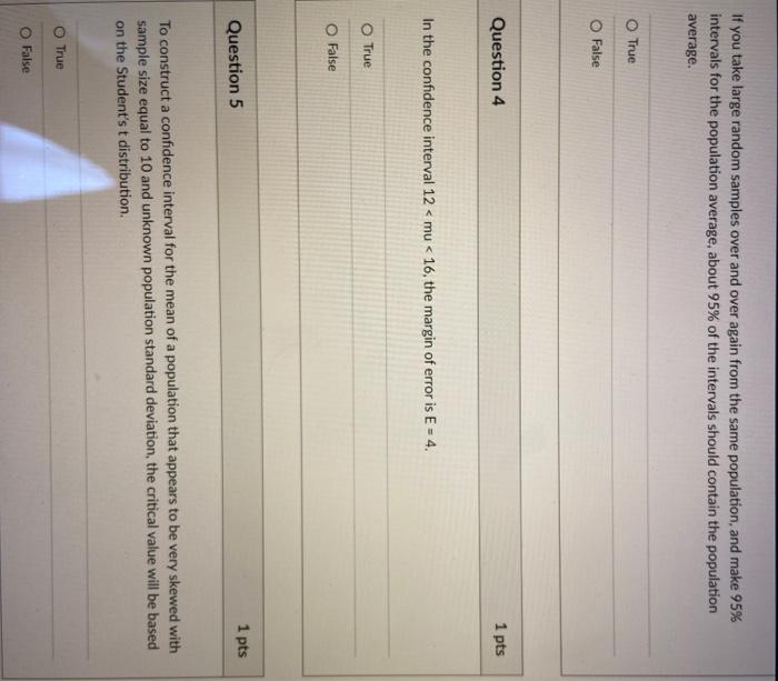 Solved If you take large random samples over and over again | Chegg.com
