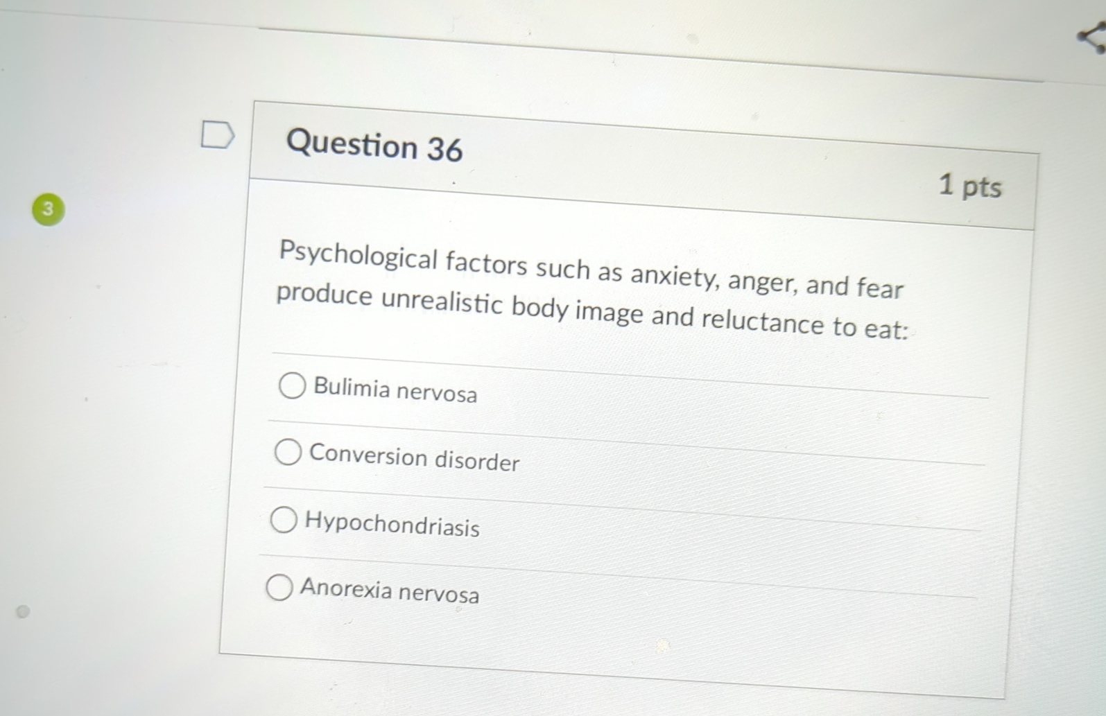 Solved Question 361 ﻿pts3Psychological factors such as | Chegg.com