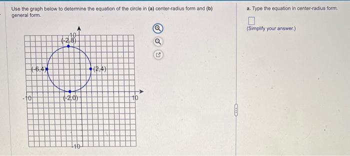 Solved Use the graph below to determine the equation of the | Chegg.com