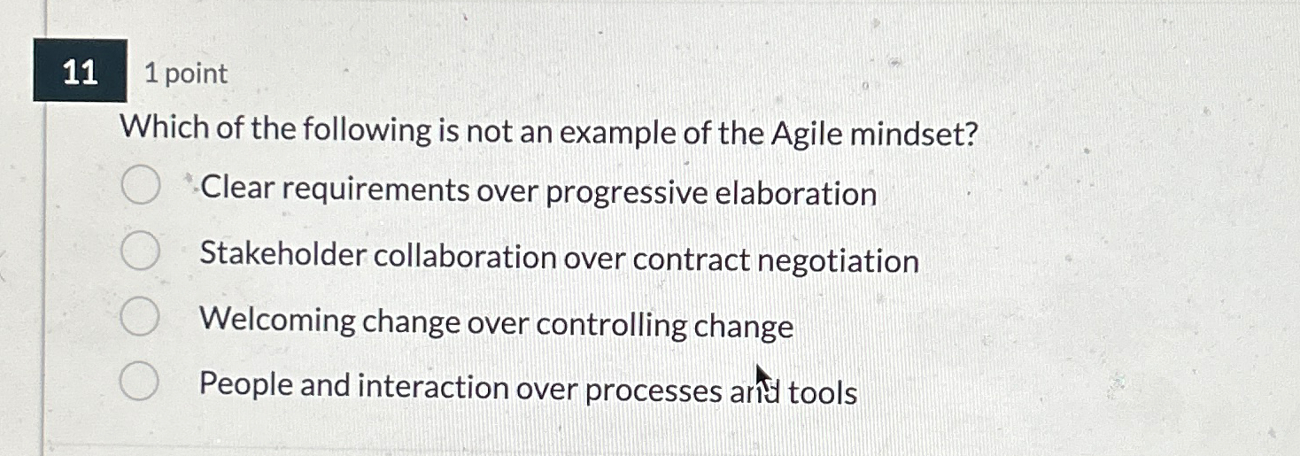 Solved 111 ﻿pointWhich of the following is not an example of | Chegg.com