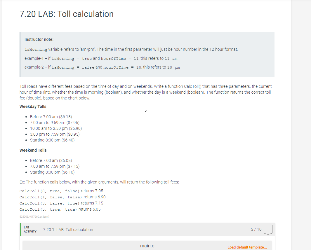 Solved Instructor note:isMorning variable refers to 'am/pm'. | Chegg.com