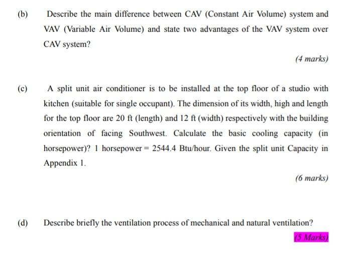 Solved (b) Describe the main difference between CAV | Chegg.com