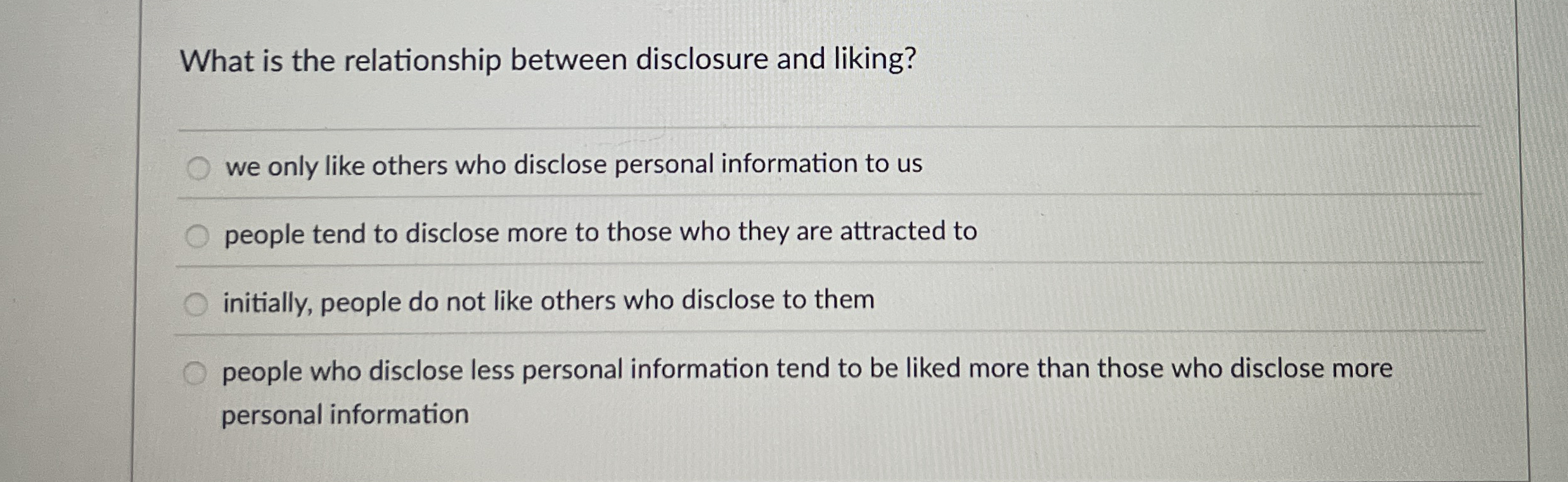 Solved What is the relationship between disclosure and | Chegg.com