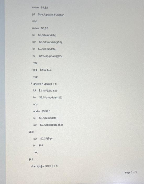 Solved Q2. 7 marks) Convert the following C Program to a | Chegg.com