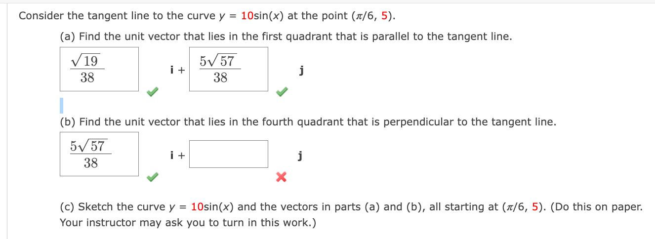 Solved Consider the tangent line to the curve y=10sin(x) ﻿at | Chegg.com