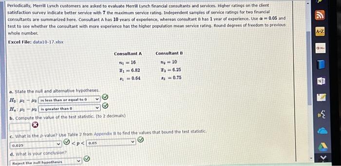 Solved Periodically, Merrill Lynch customers are asked to | Chegg.com