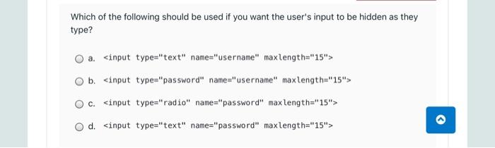 Solved Which of the following JavaScript functions is the | Chegg.com