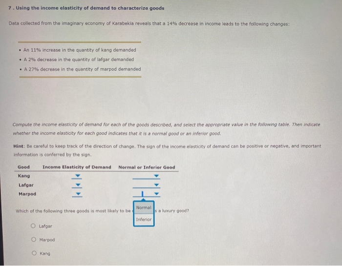 Solved 5. Choosing demand elasticity on a graph Consider the | Chegg.com