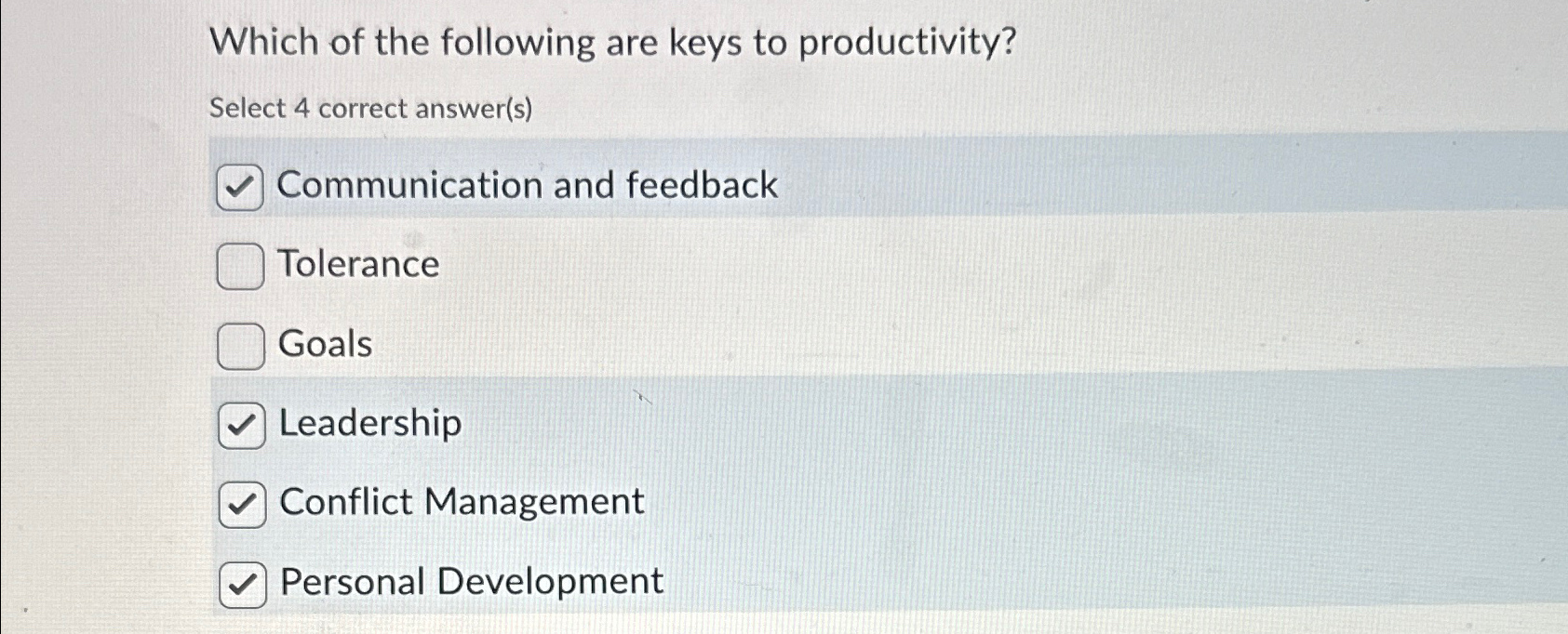 Solved Which of the following are keys to | Chegg.com