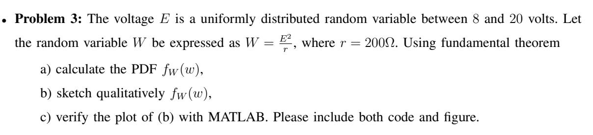 Solved show all steps to solveProblem 3: The voltage E ﻿is a | Chegg.com