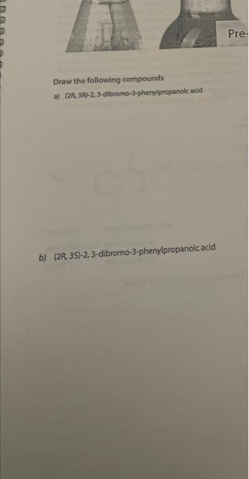 Solved Draw the following compounds a) | Chegg.com