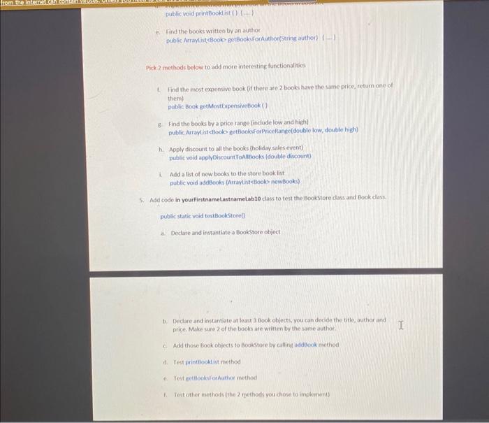 Solved 3. Implement a Book dass 7. Add private instance | Chegg.com