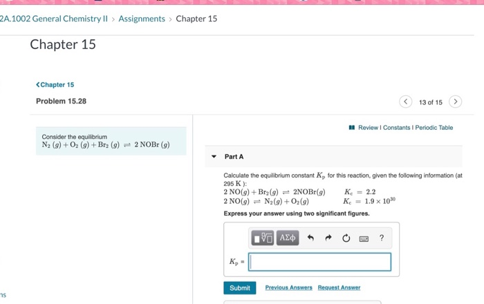 Solved 2A.1002 General Chemistry II > Assignments > Chapter | Chegg.com