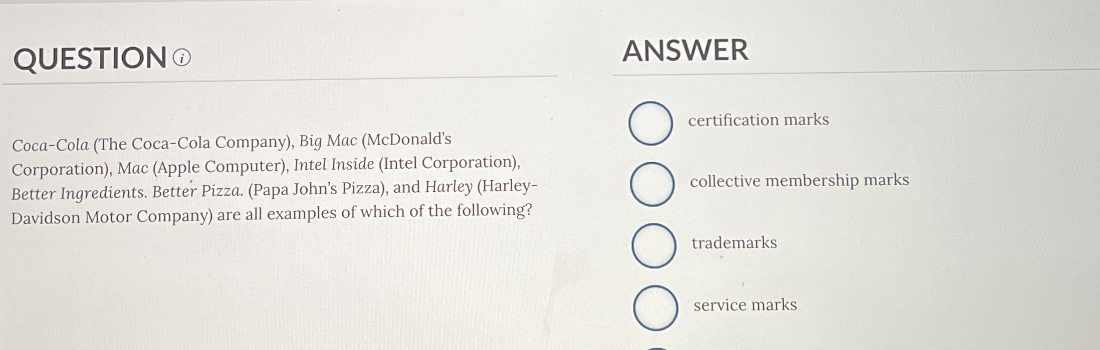 Solved QUESTIONANSWERCoca-Cola (The Coca-Cola Company), ﻿Big | Chegg.com