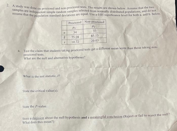 Solved b. Construct a confidence interval suitable for | Chegg.com